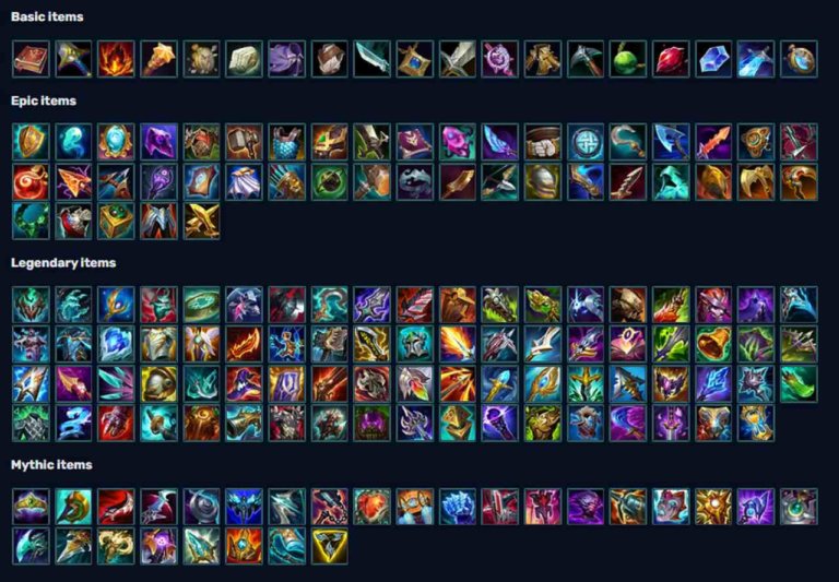 Guia Básico de LoL - Entendo os itens do jogo - Esports.net