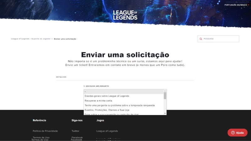 Como enviar ticket para a Riot? Guia passo a passo [2024]