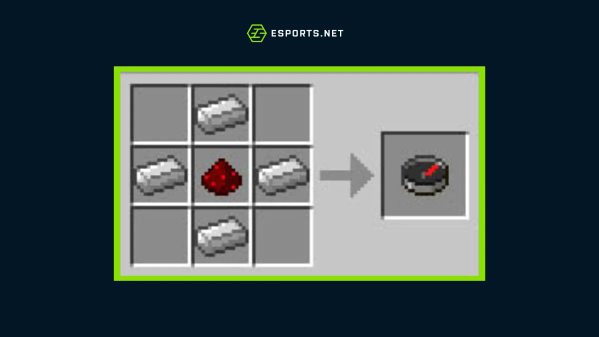 Como fazer Bússola no Minecraft? Passo a Passo