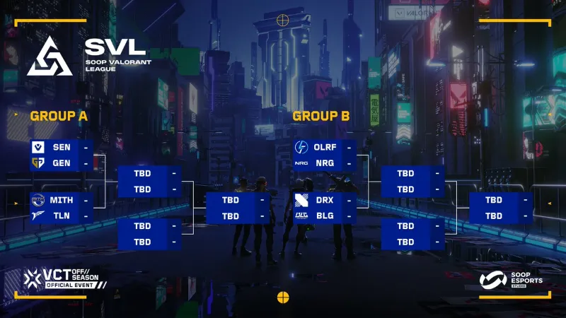 【SOOP Valorant League】結果!NRGオフシーズン2度目の優勝