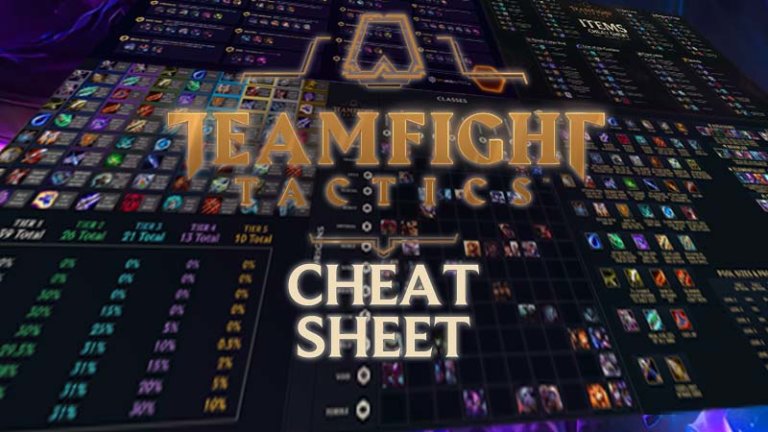 TFT Cheat Sheet Increase Your TFT Win Rate With This Guide