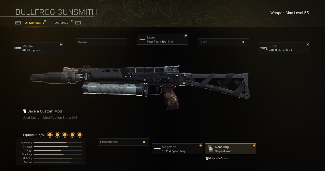 Best Bullfrog Warzone Loadout The best setup for Warzone.