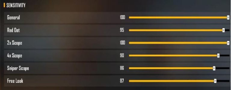 Free Fire Pro Settings » The best settings used by top players