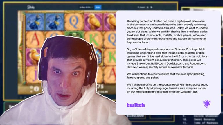 Twitch gambling streamers angered at stream banning