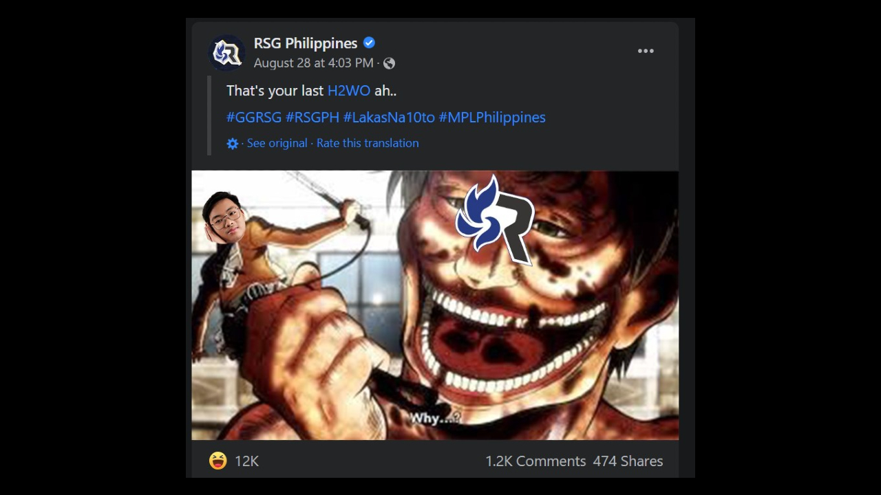 MPL PH Protect Your Players hashtag launched after meme by RSG