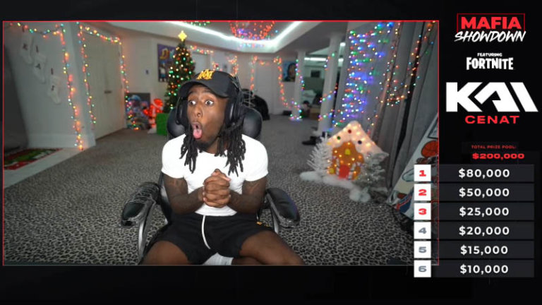 AMP Duke & Fanum win Kai Cenat's first Fortnite Mafia Showdown Event