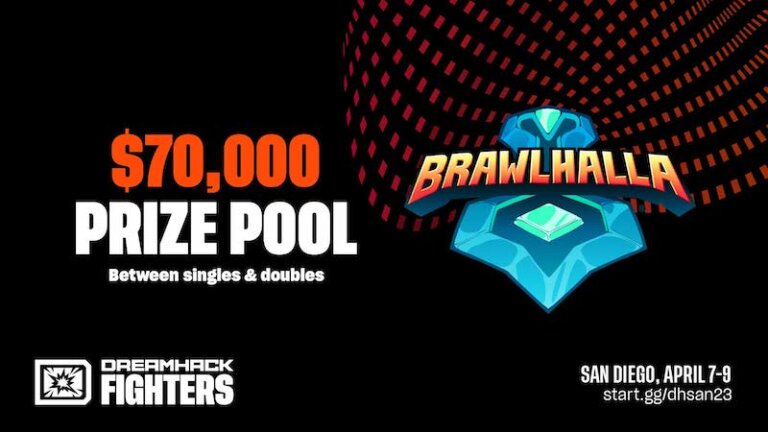 Brawlhalla DreamHack SD prize pool beats Street Fighter and Smash Bros