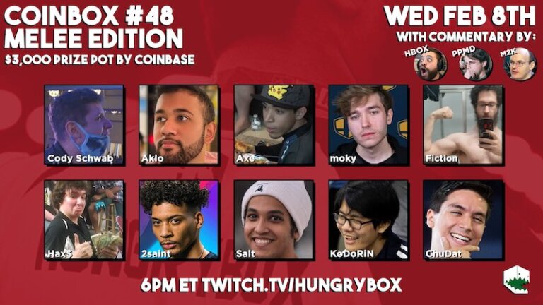 Coinbox 48 Premiers as a Melee Event with 3 Gods Commentary