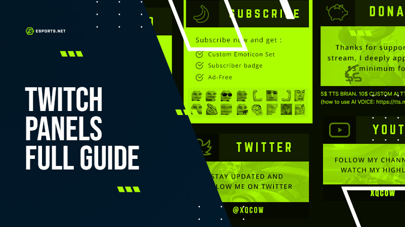 How To Add Panels On Twitch Step by Step Guide