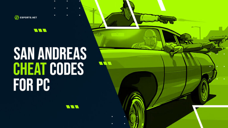 GTA San Andreas Cheat Codes for PC ᐈ Every Code You'll Need