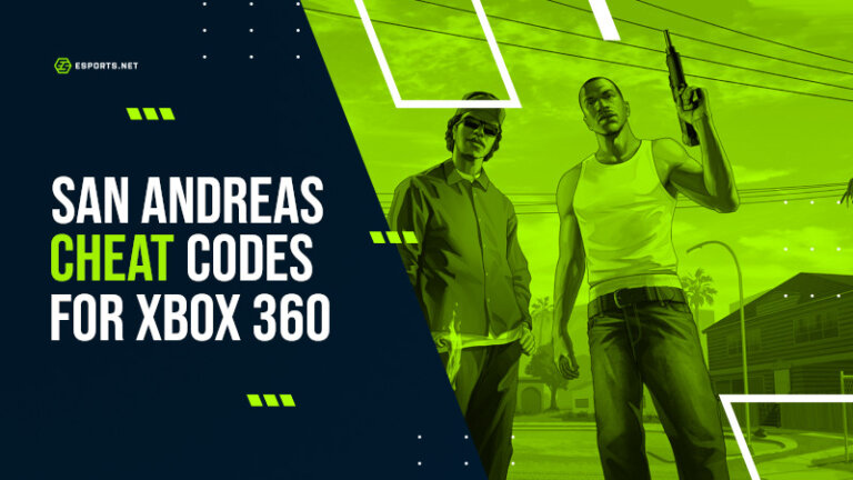 GTA San Andreas Cheat Codes for Xbox 360 ᐈ All Cheats Here