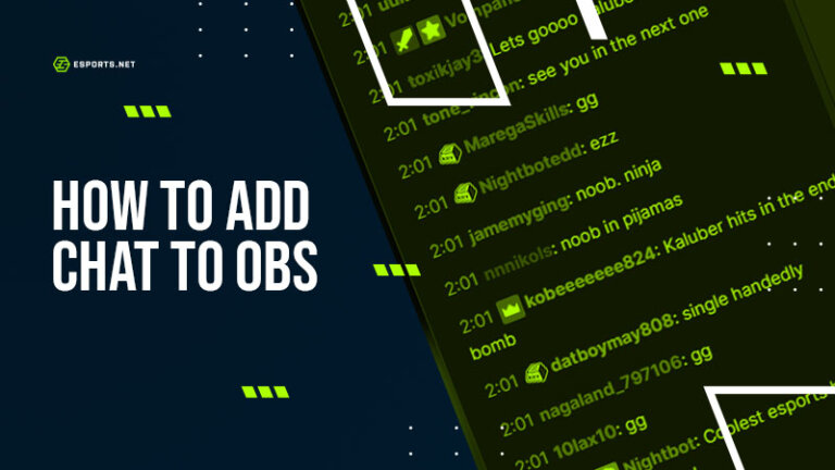 How to Add Chat to OBS ᐈ Talk To Your Viewers on OBS
