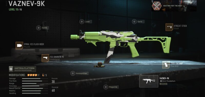 Best Vaznev Loadout for Ranked Play Top Vaznev-9K Build