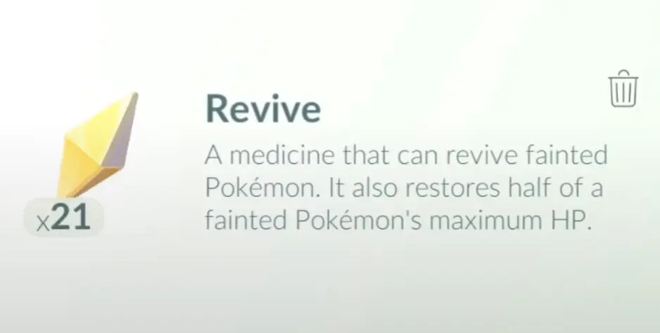 How to get revives in Pokémon GO