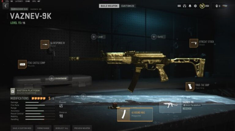 Best Vaznev 9k Loadout for Warzone and MWII ★★ UPDATED