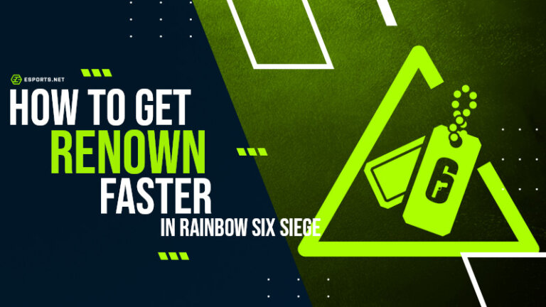How to Get Renown Fast in Rainbow Six Siege Earn Operators Faster