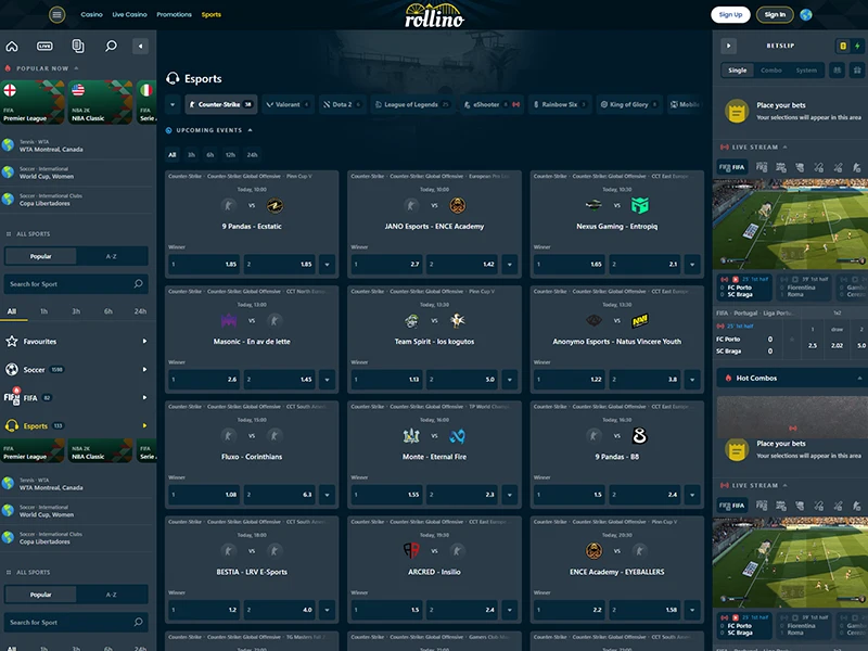 Rollino Esports Review » Is the Rollino Welcome Bonus Good?