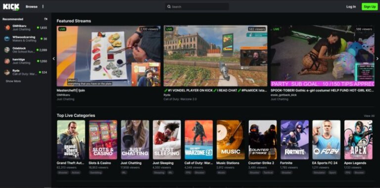 Has Kick's Streaming Platform Already Died?