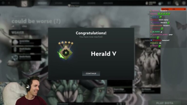 Grubby reaches Immortal rank in Dota 2, we expect GrubbyCasts soon!