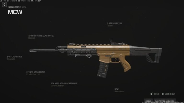 Best MCW Loadout for MW3 (Pro Player Build)