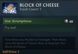 Block of Cheese in Dota 2: How to obtain and is it worth it?