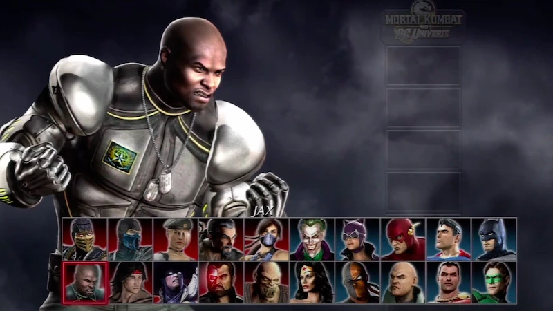 Mortal Kombat Vs Dc Universe Characters MORTAL KOMBAT VS DC XBOX 360