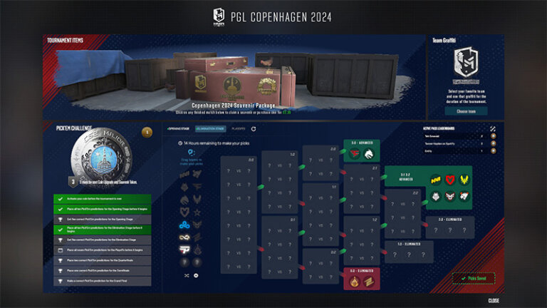 Best CS2 Pick'Ems for PGL Major Copenhagen 2024 - Playoffs Update
