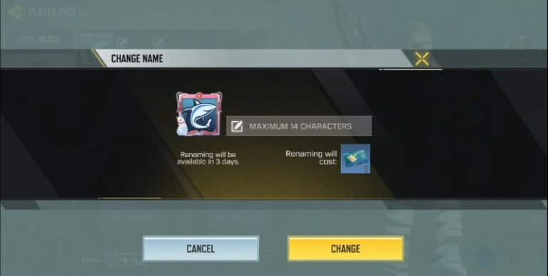 How to change your name in CoD Mobile?