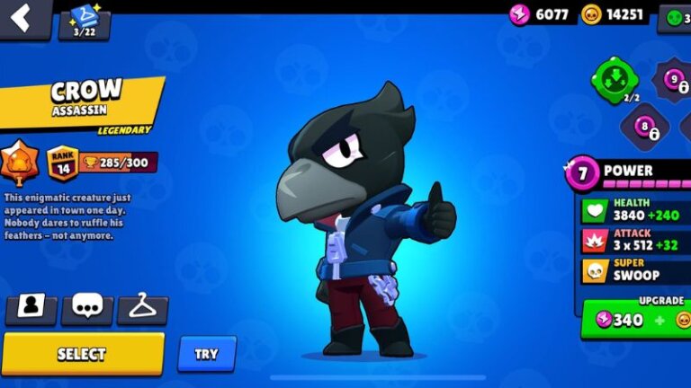 Best Crow Build in Brawl Stars: The best setup in 2024