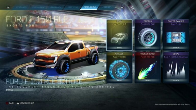 Rocket League F150 - Can You Still Get It?