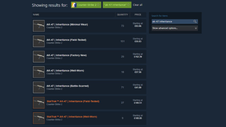 How to inspect CS2 skins and sticker crafts