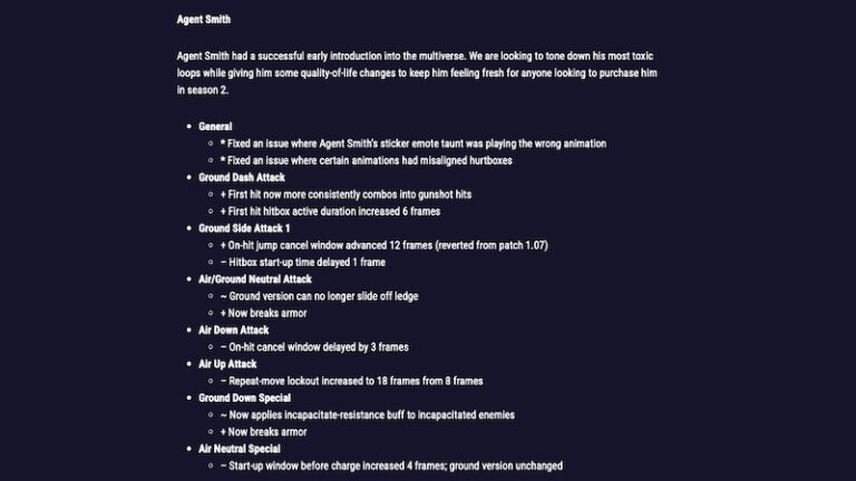 MultiVersus Patch Notes - All Changes in Mid-Season Patch