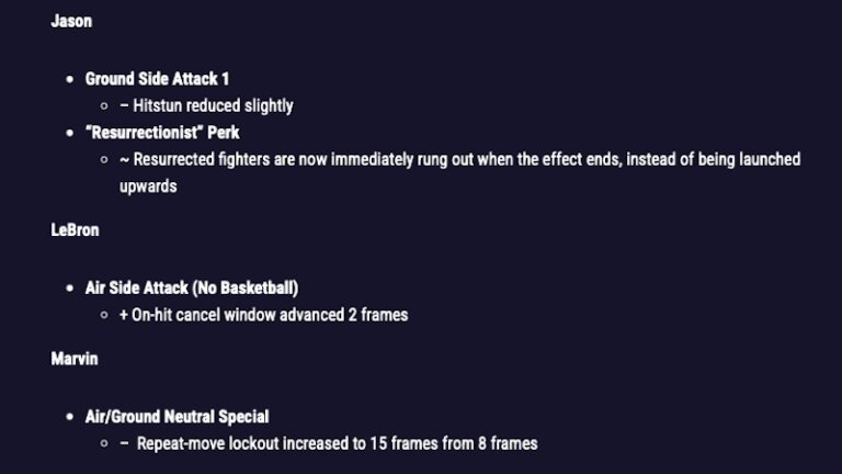 MultiVersus Patch Notes - All Changes in Mid-Season Patch