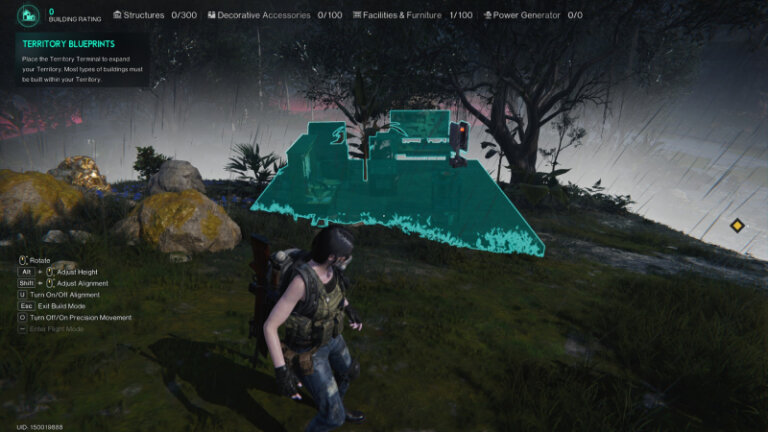 Once Human: How to Move Territory