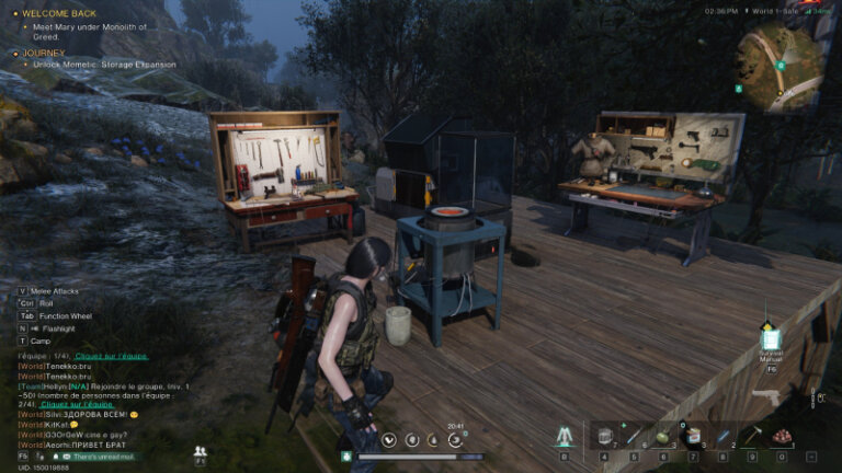 Once Human: How to Move Territory