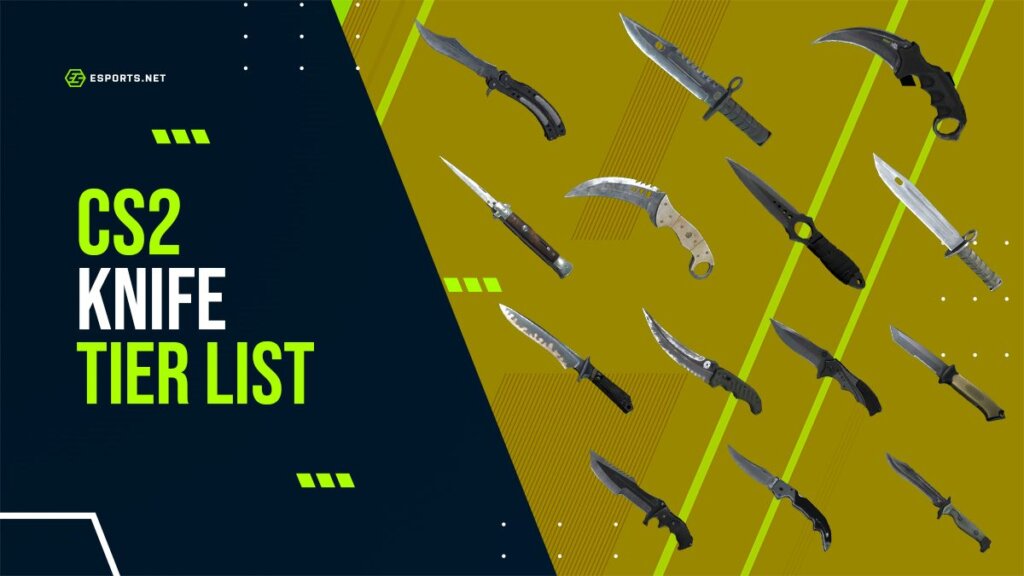 CS2 Knife Tier List - Ranked Best to Worst