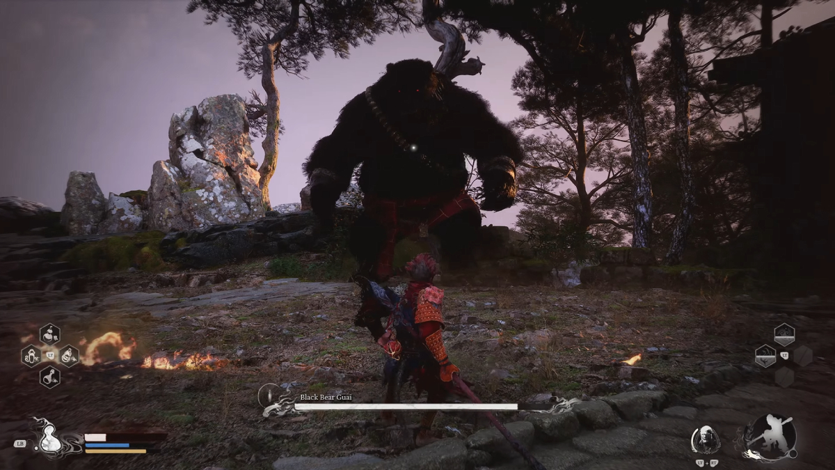 How to beat Black Bear Guai in Black Myth: Wukong