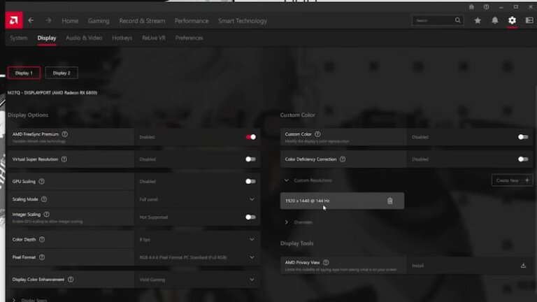 How to play VALORANT in stretched resolution with AMD GPU?