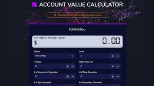 How Much is My Fortnite Account Worth?