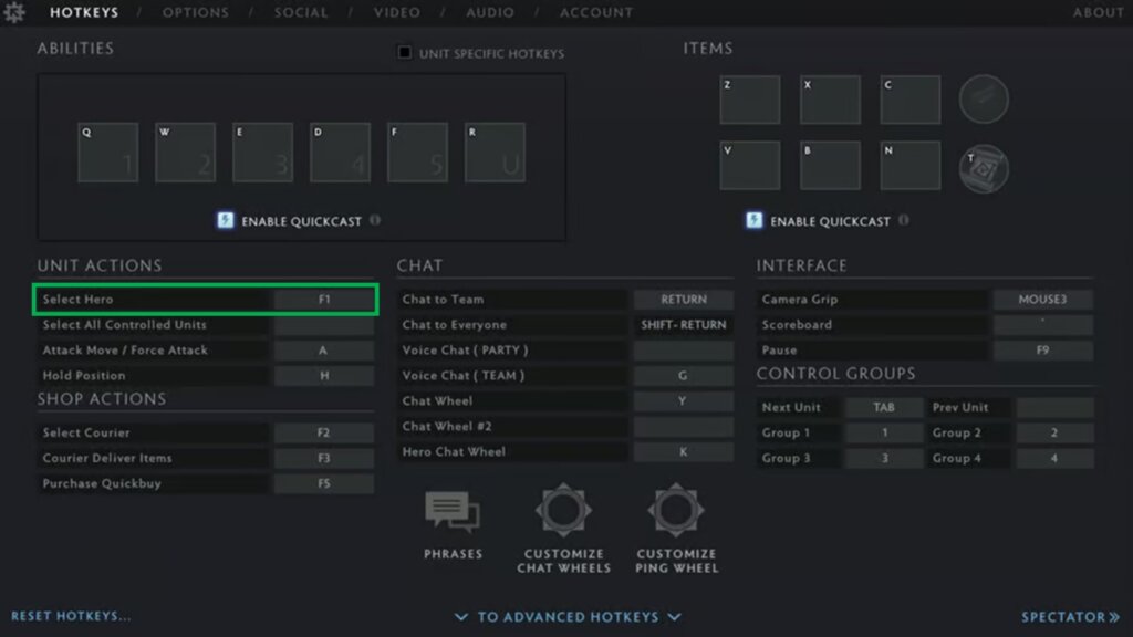 How To Lock the Camera In Dota 2?