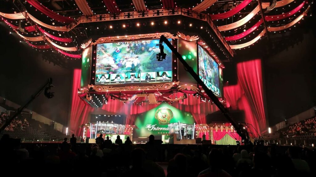 The TI13 Arena Stage Set Is Incredible: A Dark Carnival of Dota