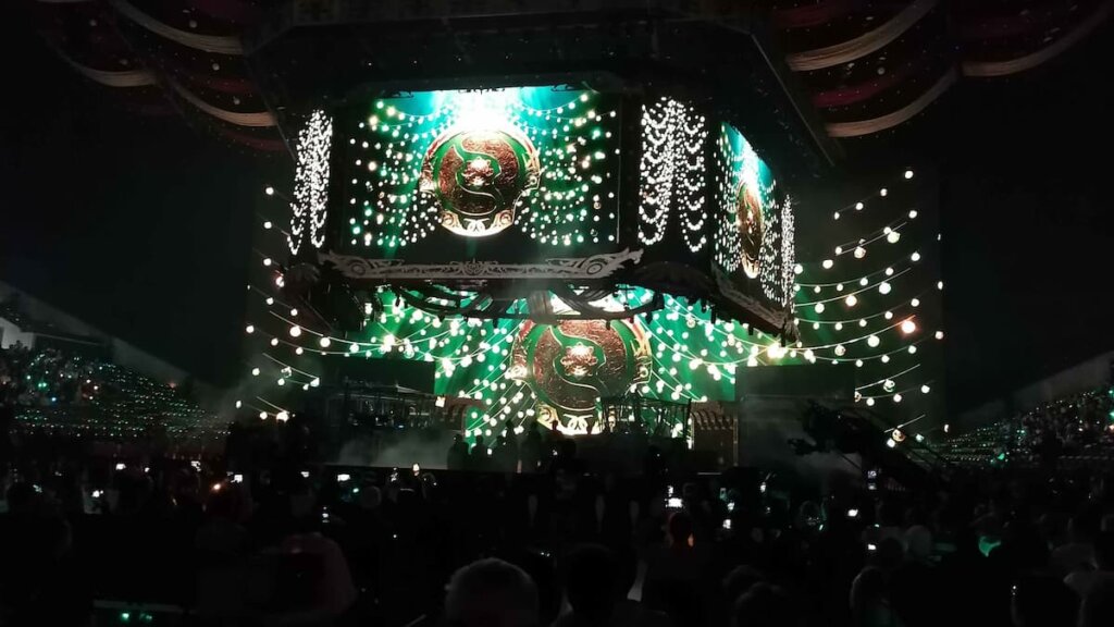 The TI13 Arena Stage Set Is Incredible: A Dark Carnival of Dota