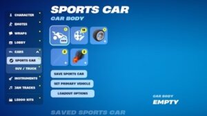 Rocket Racing Cars » How to Get and Use Fortnite Cars