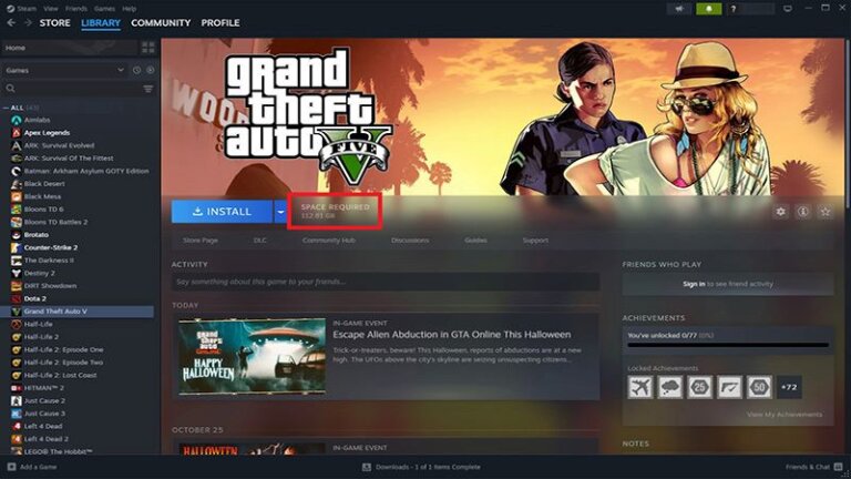 GTA 5 Size and System Requirements → Complete Guide