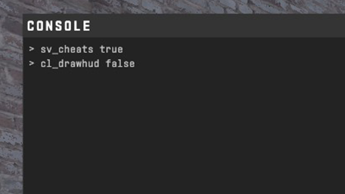 How to use CS2 hide HUD command
