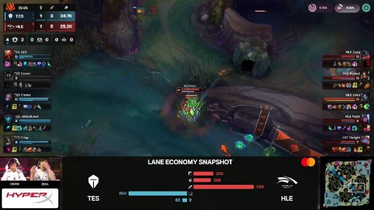 First Stand's new broadcast HUD overlay did not impress