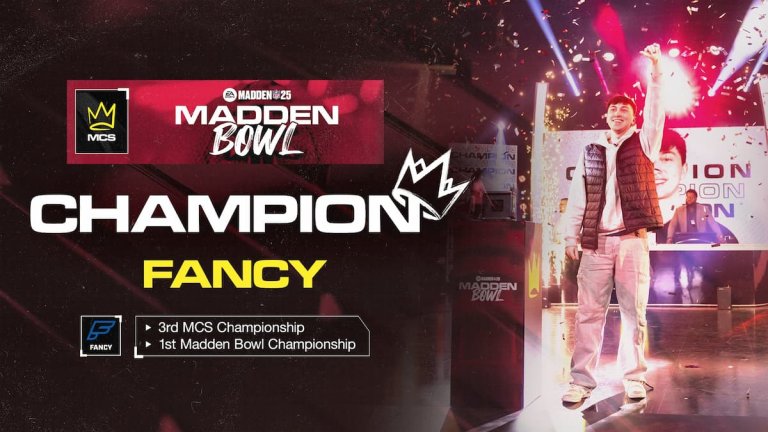 Fancy Wins The Rescheduled Madden 25 MCS Madden Bowl