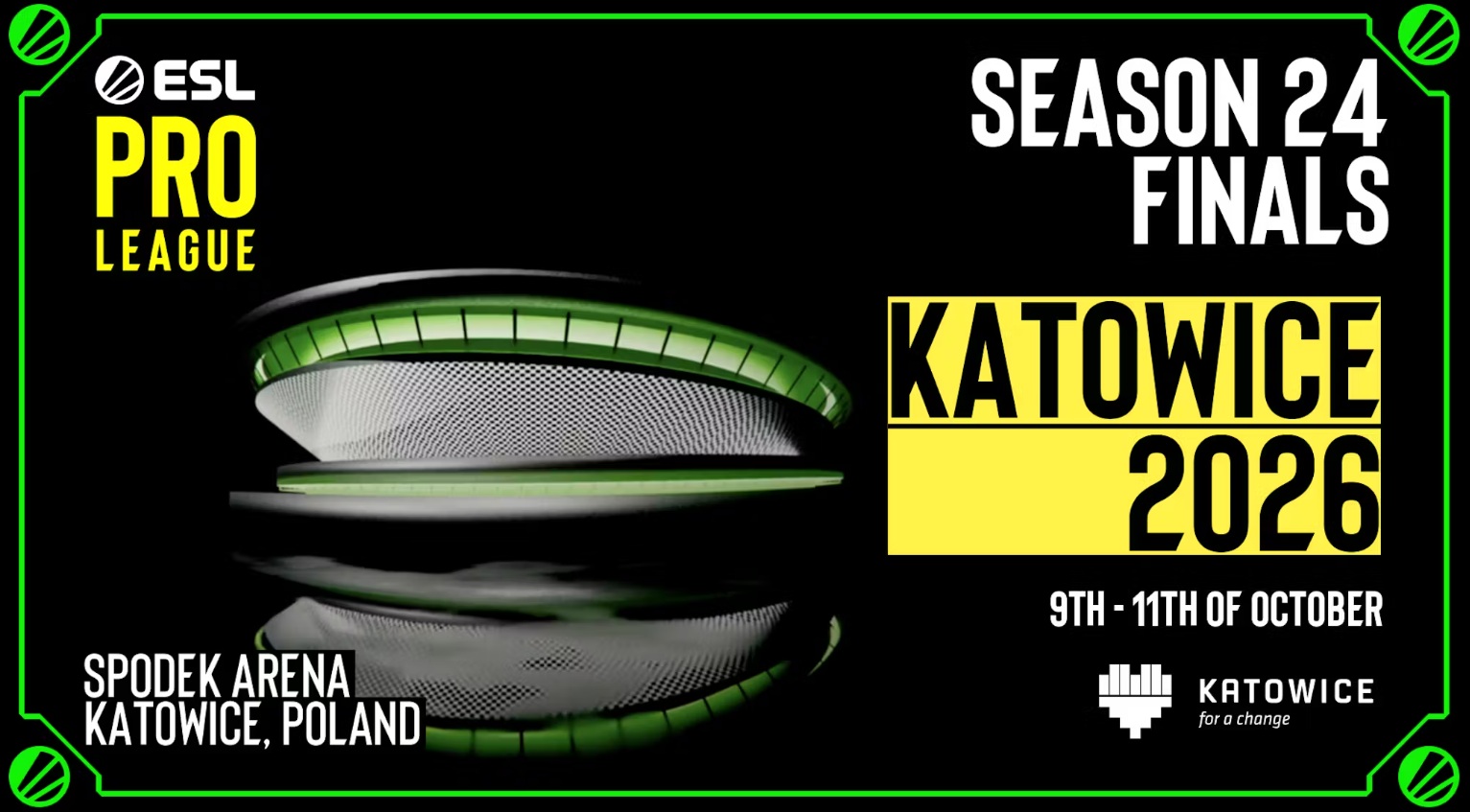 ESL Pro League Season 24 Finals Head to Katowice’s Iconic Spodek Arena ...