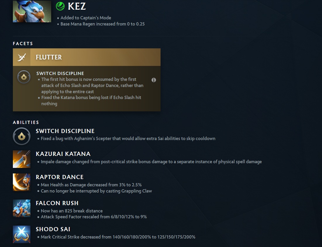 Dota 2 Patch 7.39e: Kez Finally Added to Captain's Mode, HoD Hit With Nerf