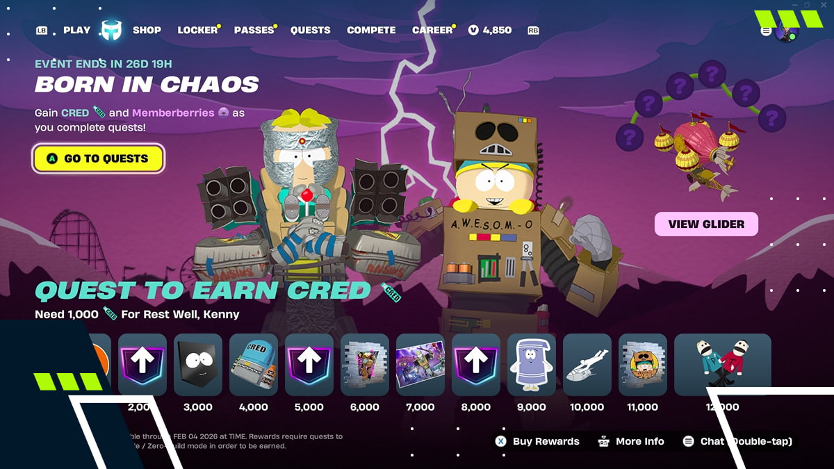 Fortnite x South Park Battle Pass: Rewards & How To Unlock